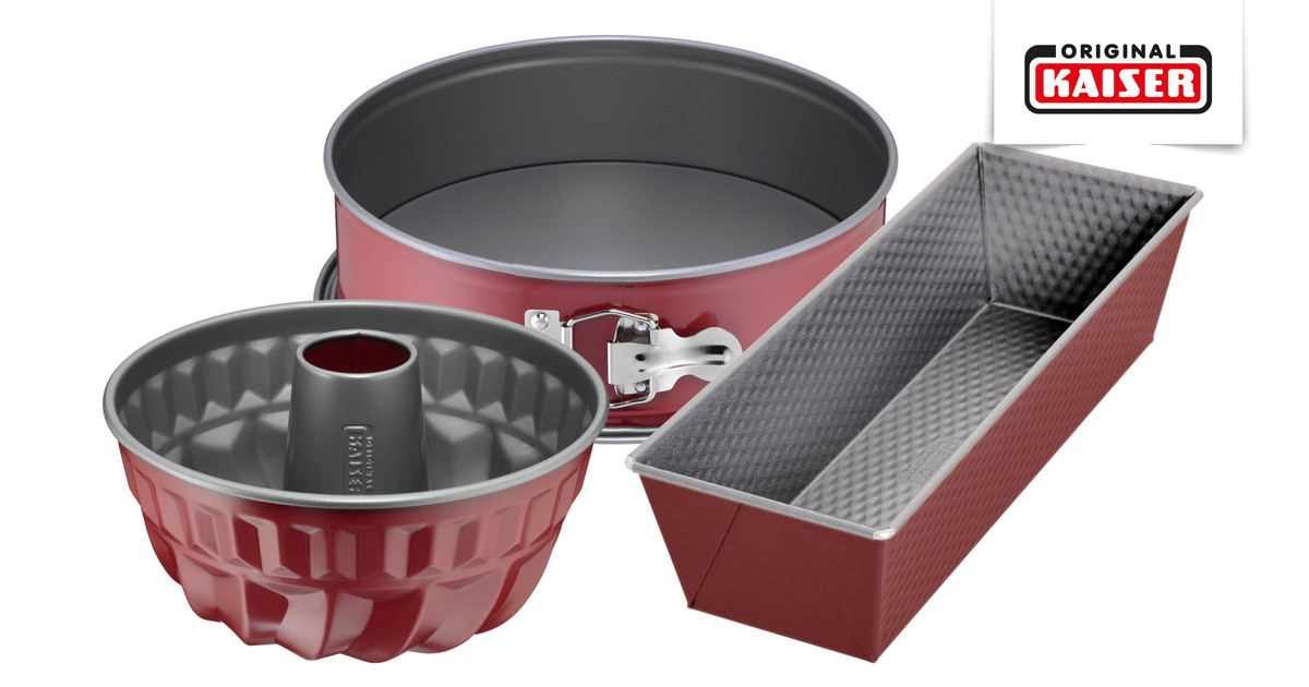 KAISER Original - Classic Plus Backformen-Set, 3-teilig