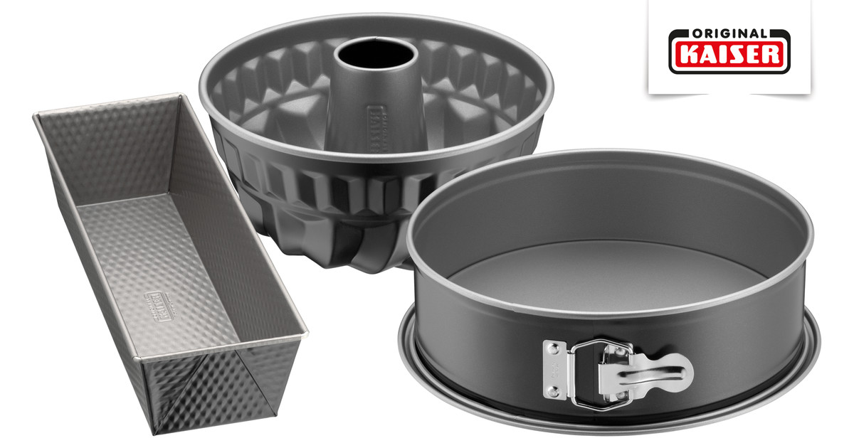 KAISER Original - KAISER Inspiration Backformen-Set, 3-teilig